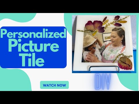 How to Make a Custom Photo Tile DIY Tutorial - YouTube