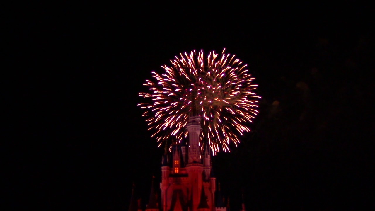 Final Wishes Nighttime Spectacular at Magic Kingdom - Fireworks Last ...