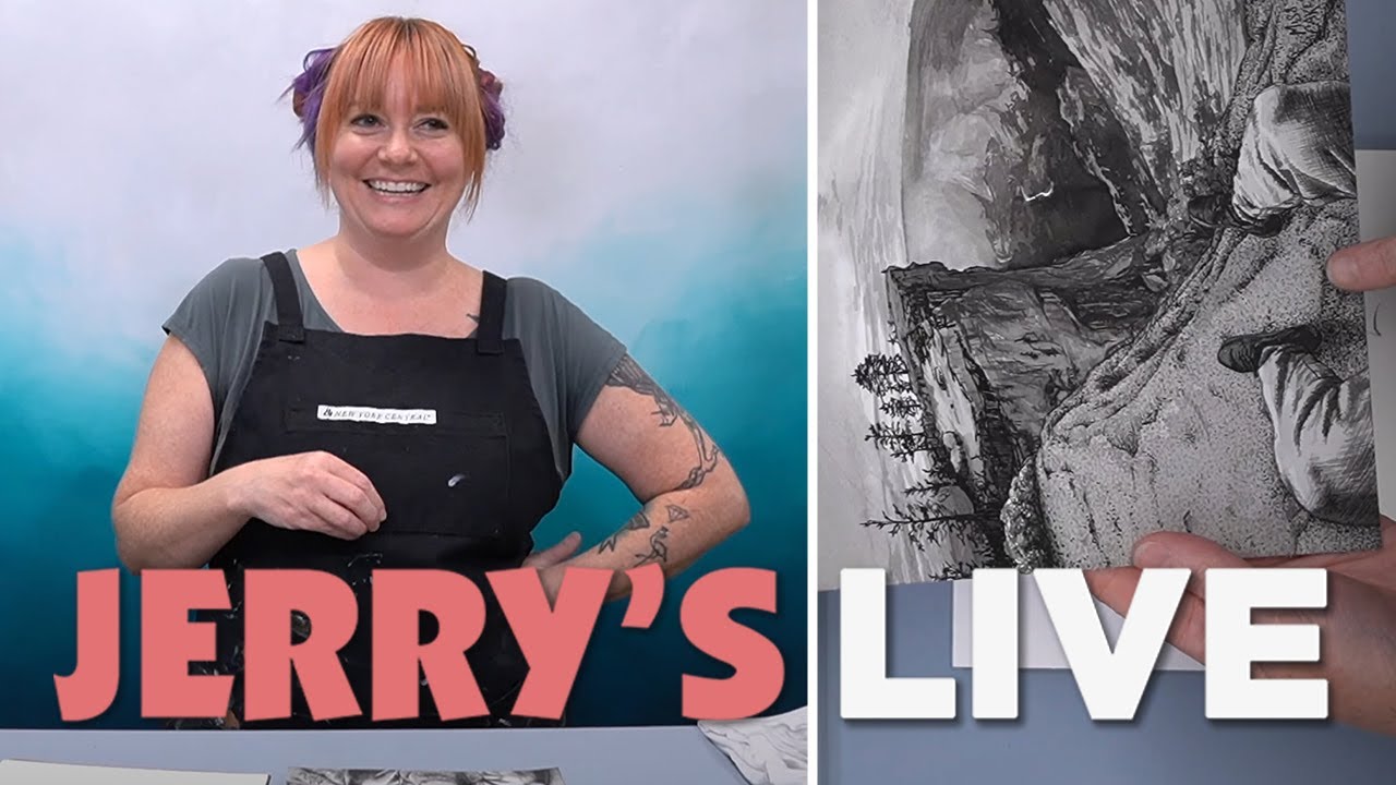 Jerry's LIVE Episode #JL338: India Ink Techniques - YouTube