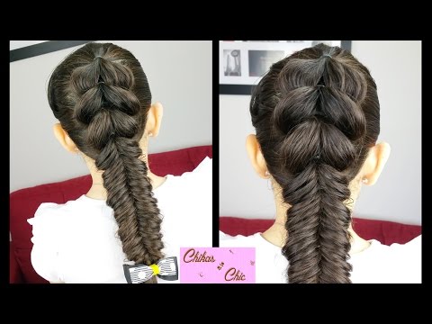 Pull-Through Fishtail: Merged Braids! | Braided Hairstyles | Cute Girly Hairstyles | Sport Hairstyle
