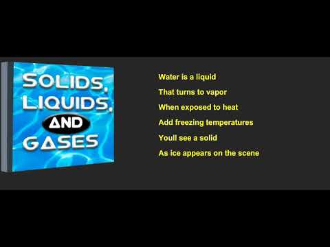 Scholastic - Study Jams - Solids Liquids Gases (Song Vocals) - YouTube
