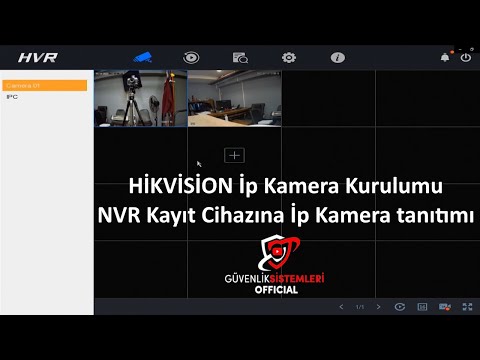 Hikvision ip kamera kurulumu - İp kameraların NVR Kayıt Cihazına tanıtılması