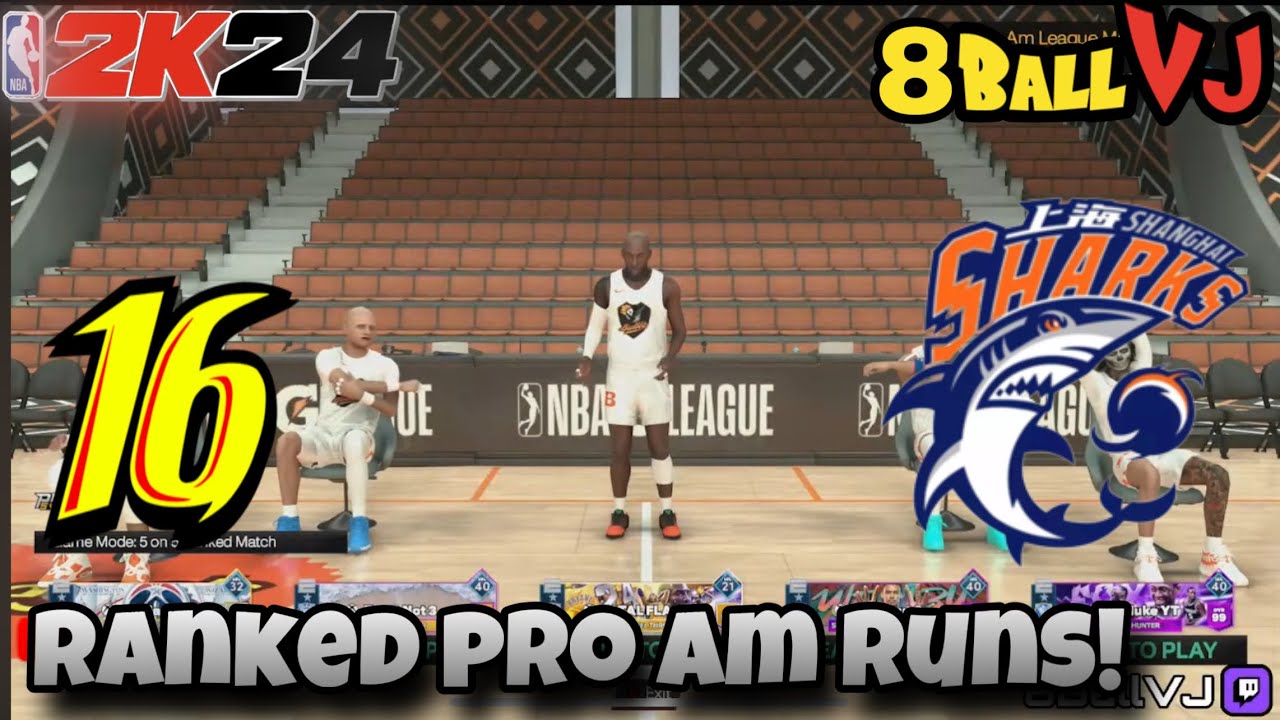 NBA 2K24 RANKED PRO-AM RUNS! LIVE! Part 16! ROAD TO 50K SUBS! - YouTube