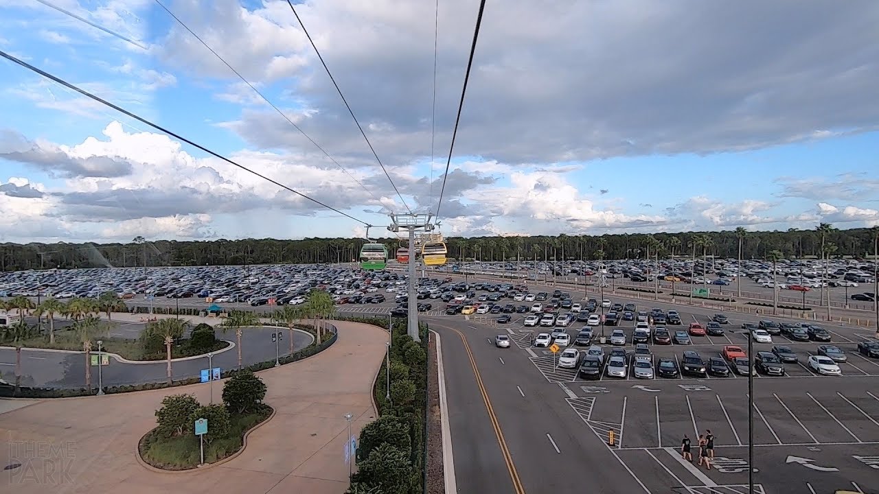 Disney Skyliner On Board Ride at Walt Disney World | Disney's Hollywood ...