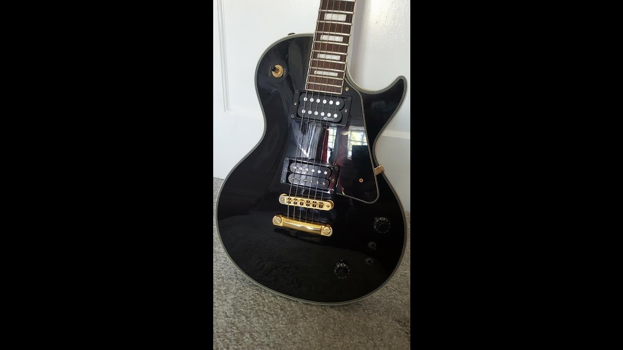 Burny Sustainer Guitar. a brief look and demo. - YouTube