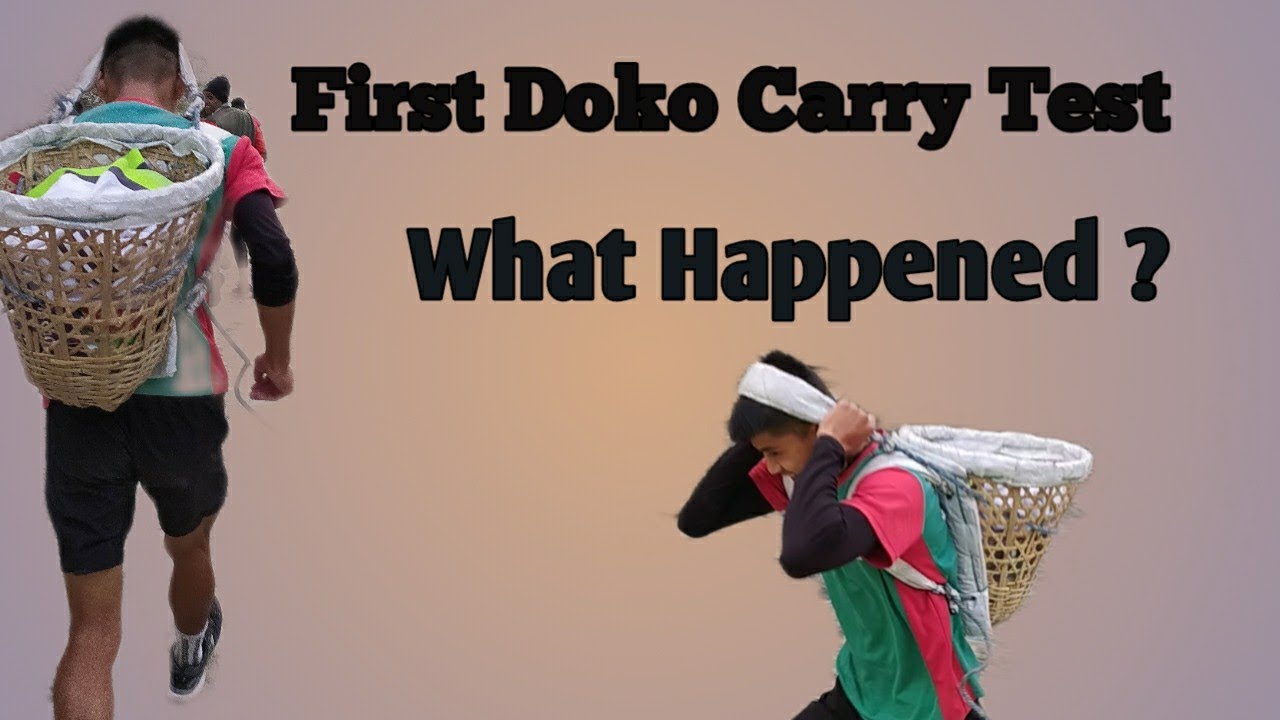 Doko Carry Race for RI22 Center Selection [Brigade Gurkha Boys] - YouTube