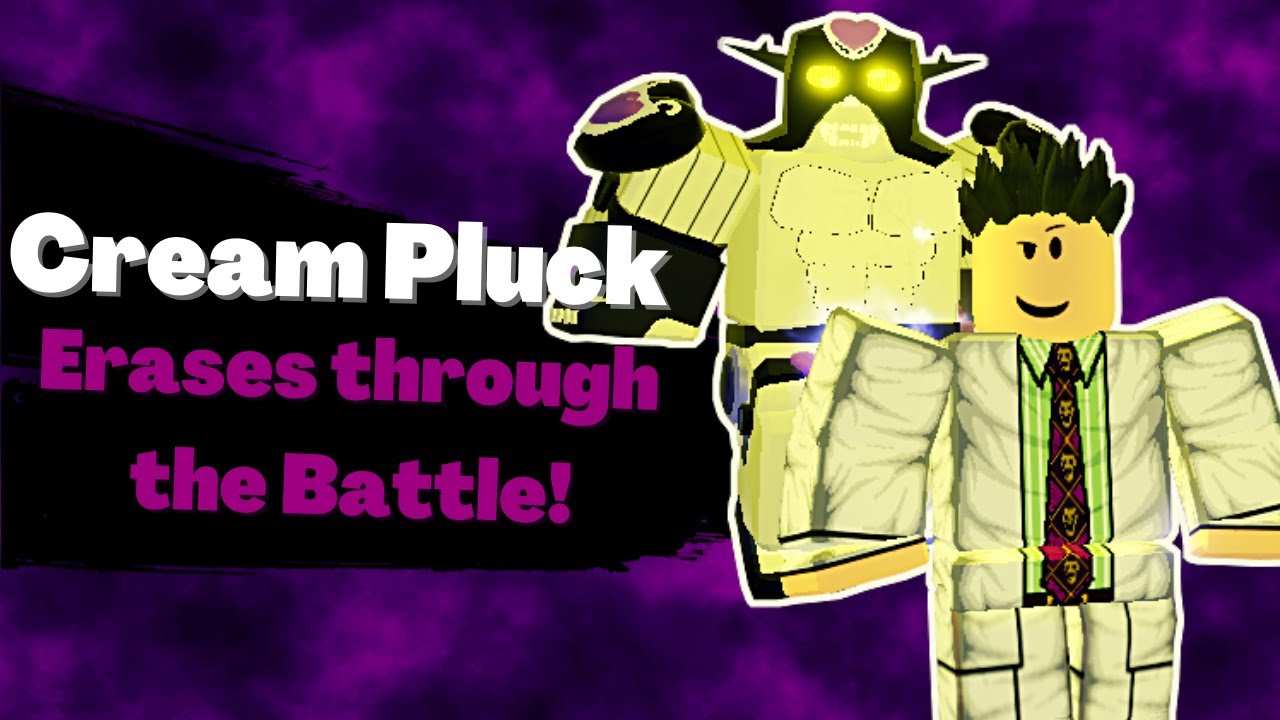 [YBA] Cream Pluck Erases through the Battle! - YouTube
