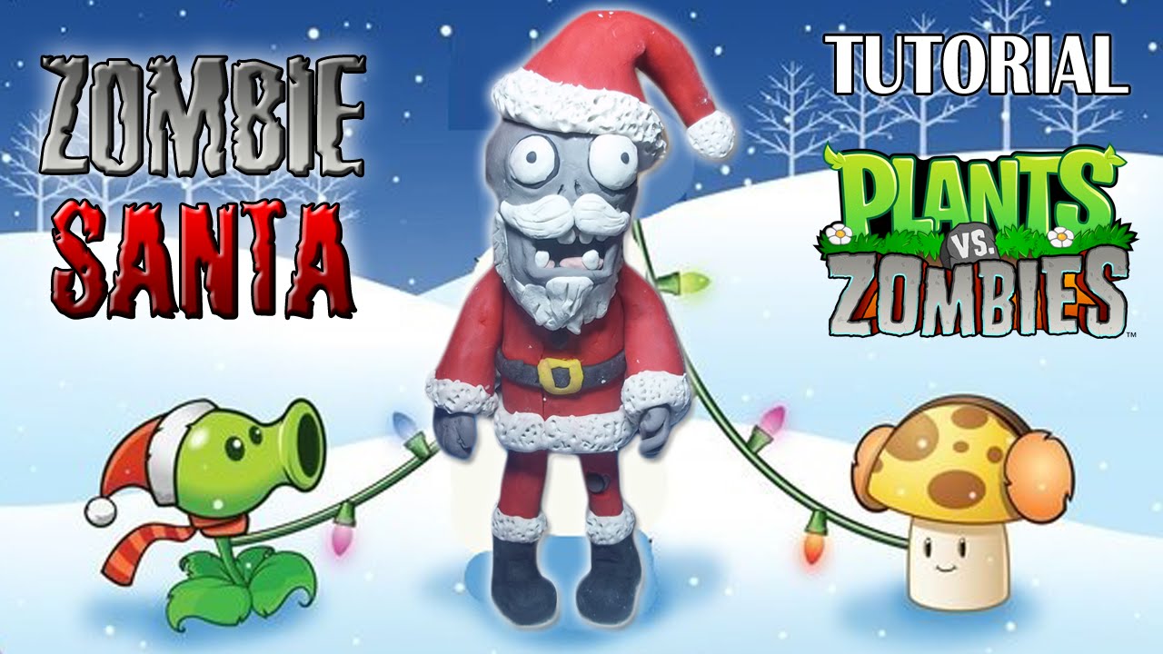 Dibujo De Santa Zombie Dibujado A Mano Navidad Zombie Santa Claus Con