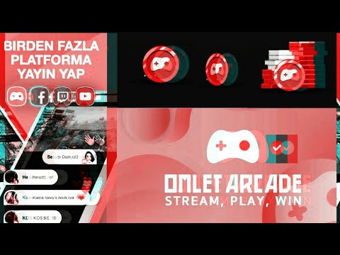 OMLET ARCADE - PARA KAZANMA - HESAP ONAYLATMA - CANLI YAYİN AÇMA - TAKİPÇİ HİZLİ BİR YÜKSELTME...