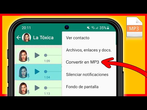 Cómo CONVERTIR AUDIOS Y NOTAS DE VOZ DE WHATSAPP A MP3