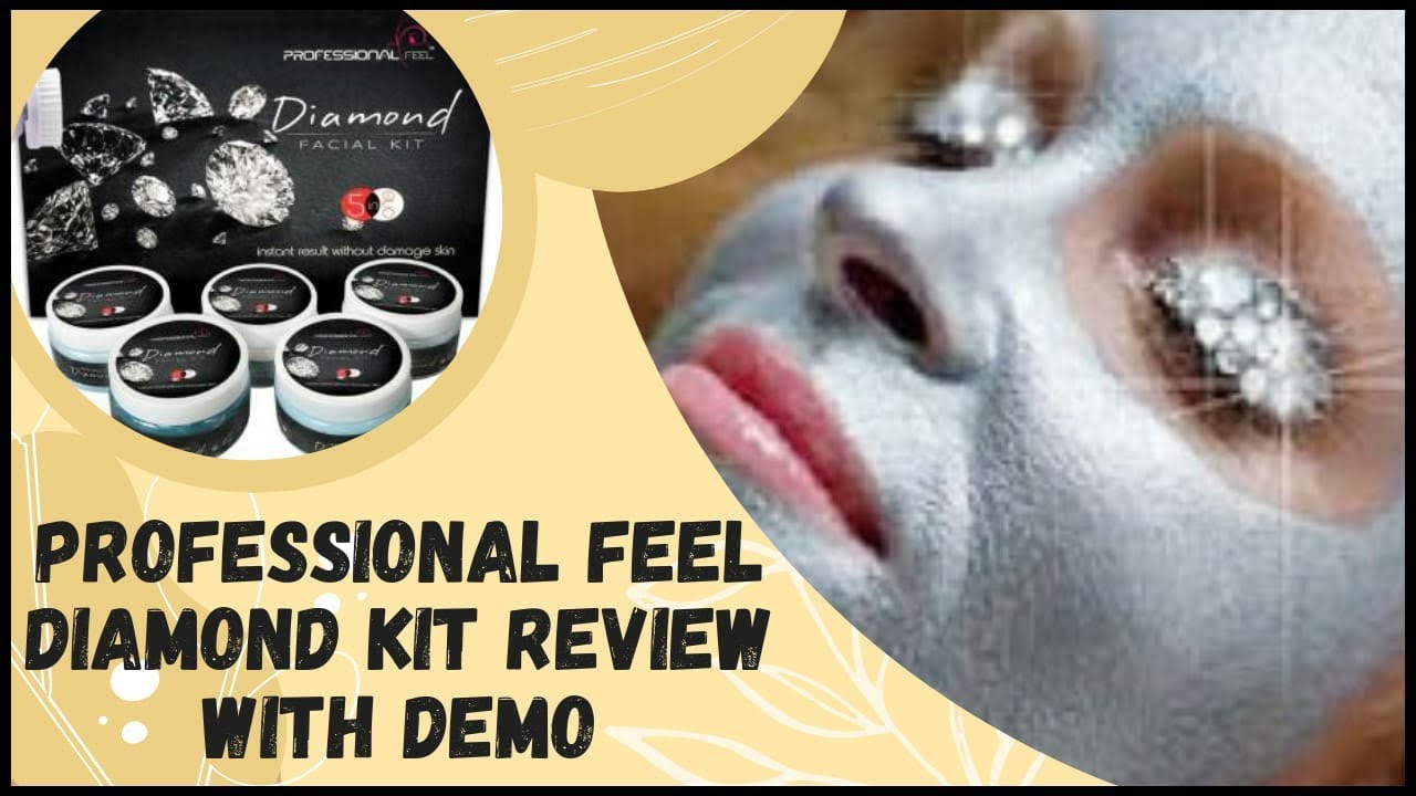 Diamond facial at home step by step| professional feel diamond facial ...