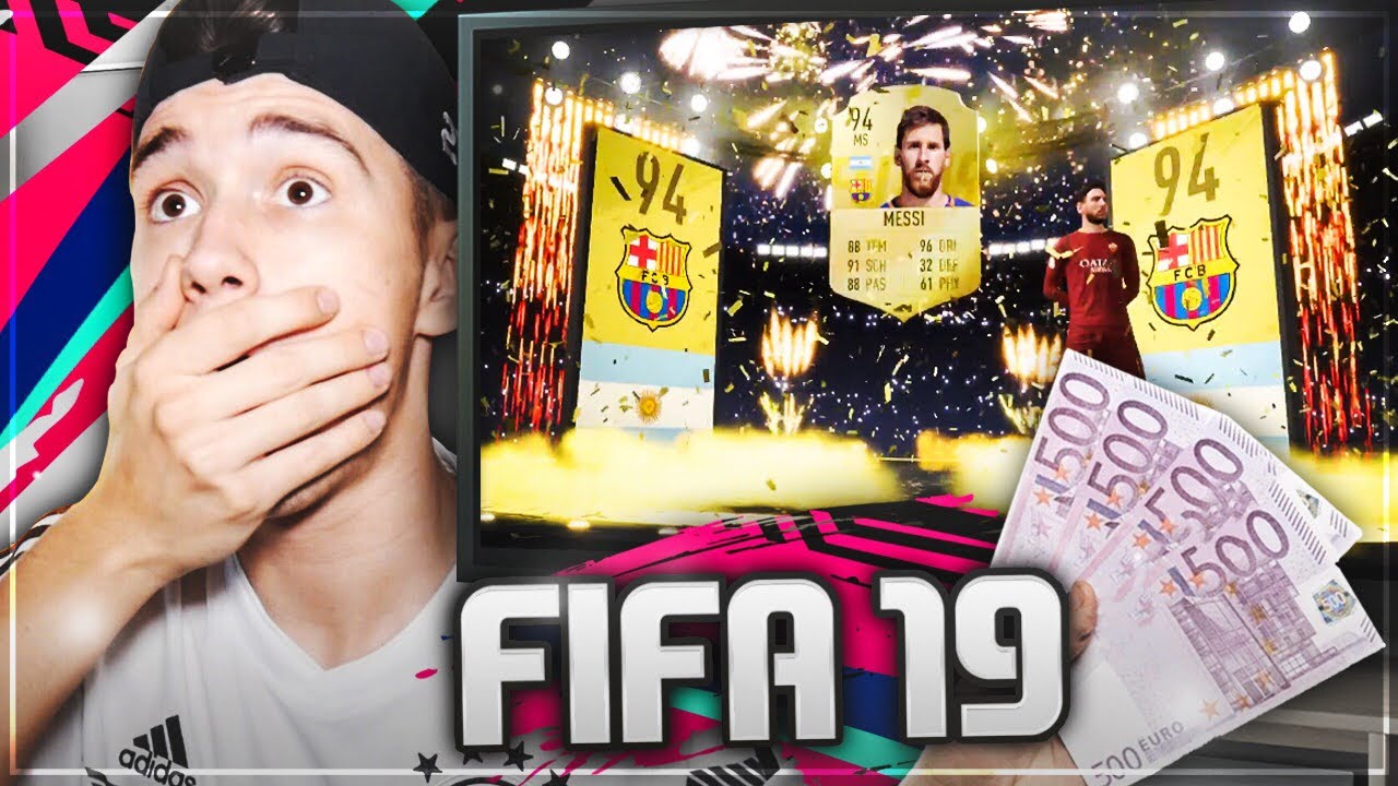 MESSI IM PACK!!! 😱🔥 FIFA 19 PACK OPENING 1000€ - YouTube