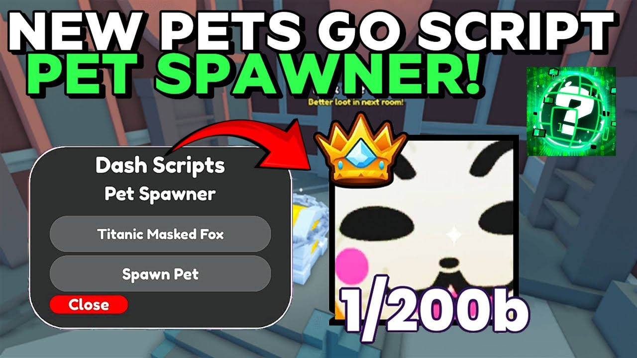 [NEW👨‍💻] Pets Go Script Pet Spawner 📜🔥 | Pastebin Link | Titanic Vault ...