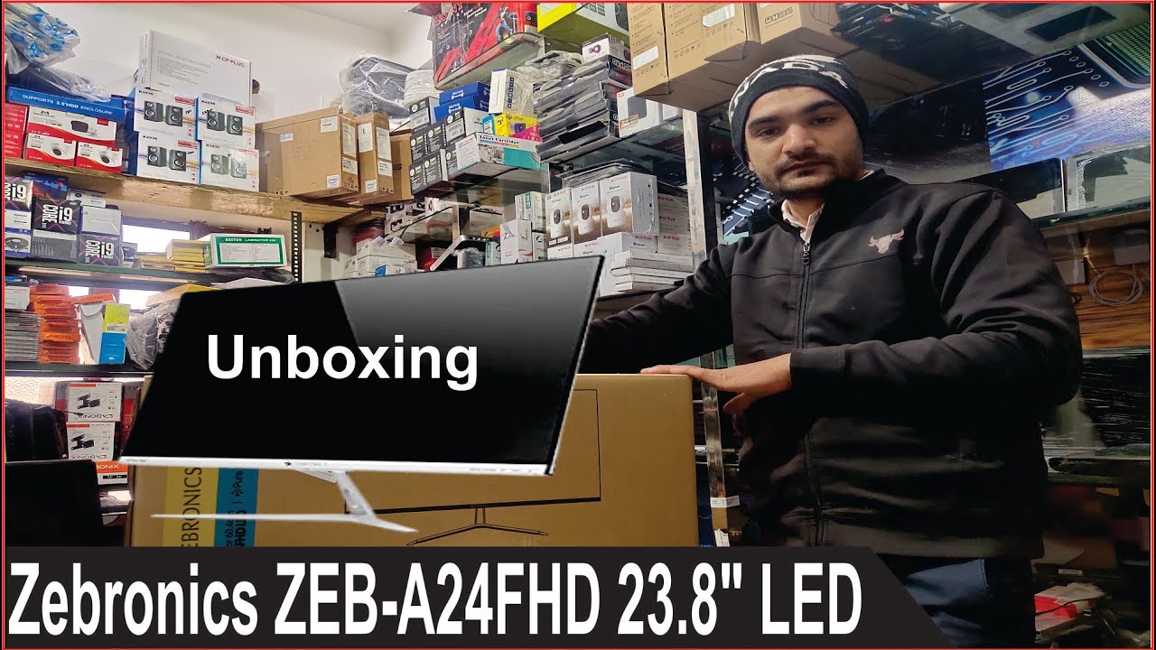 Zebronics ZEB-A24FHD 23.8" LED Backlit Computer Monitor Full HD with ...