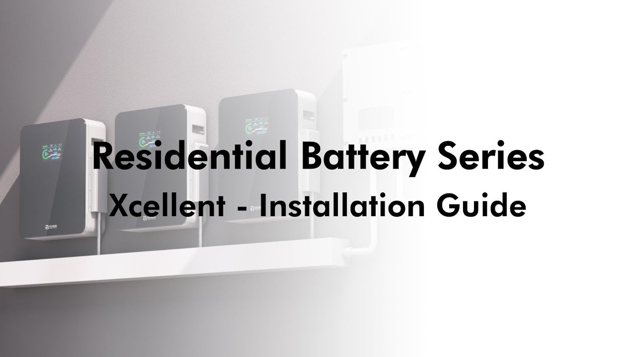 Renon Home ESS - Xcellent Installation Guide - YouTube