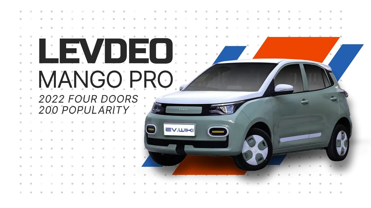 Электромобиль Levdeo Mango PRO 2022 four doors 200 popularity - YouTube