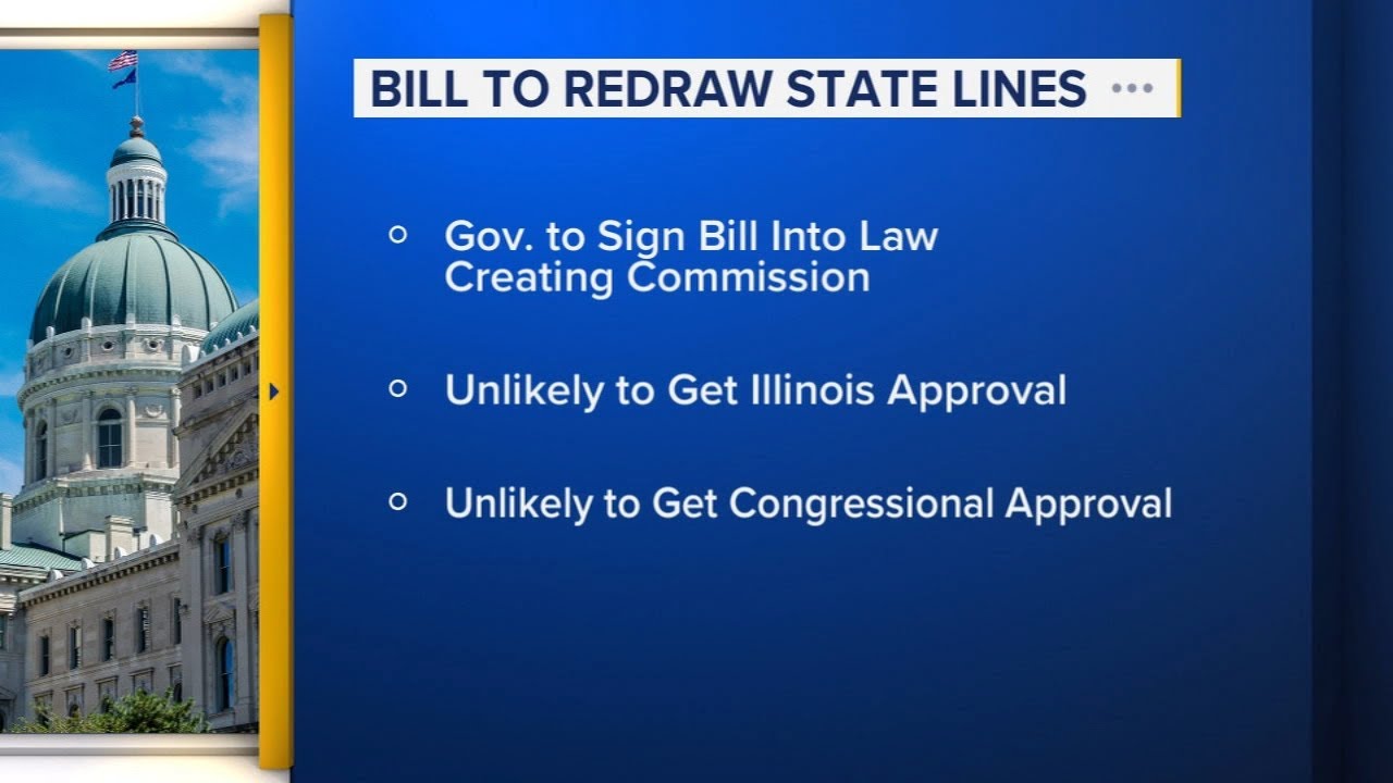 Indiana takes a first, and long, shot at redrawing state lines to ...