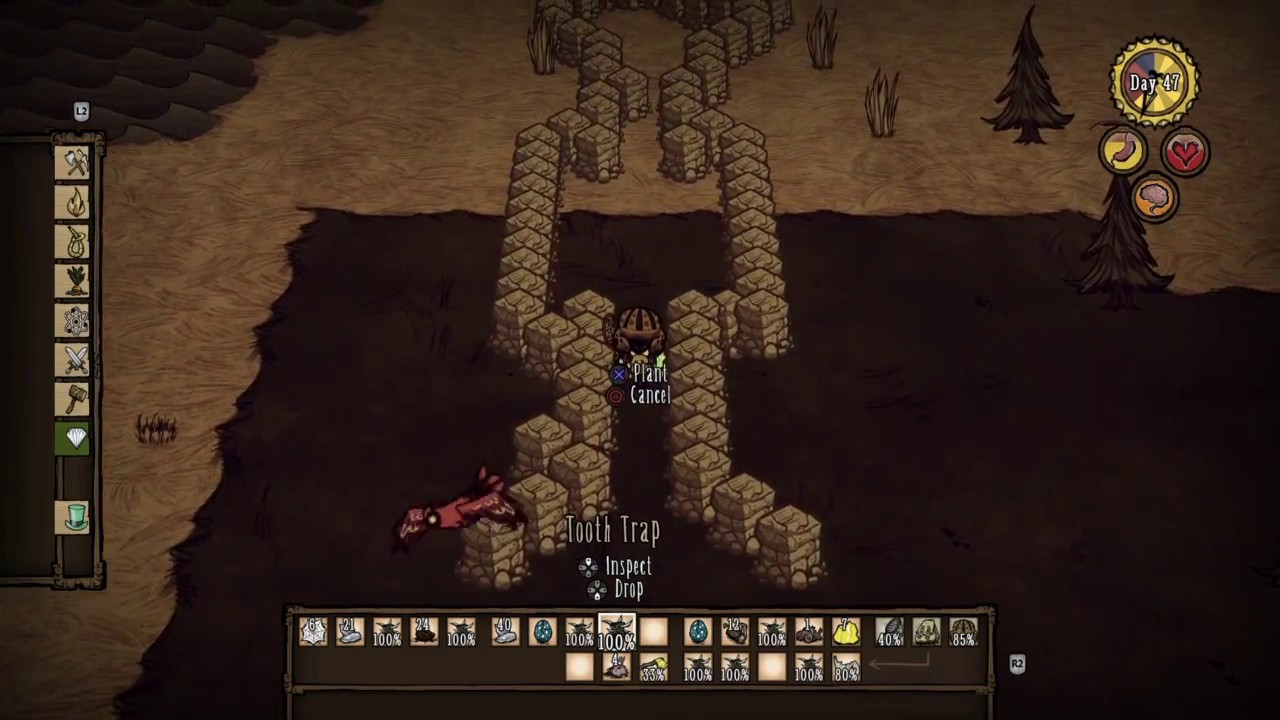 How To Make A Hound Trap In Don't Starve - YouTube