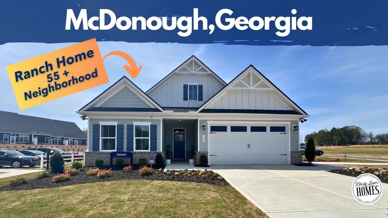 Exclusive New Home Tour in Atlanta's Premier 55+ Community | Ryan Homes ...