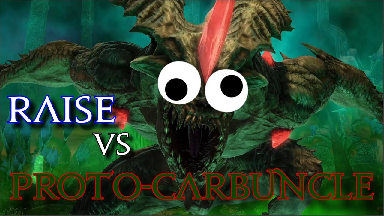 [FFXIV] - P5S - Raise vs Proto-Carbuncle - YouTube