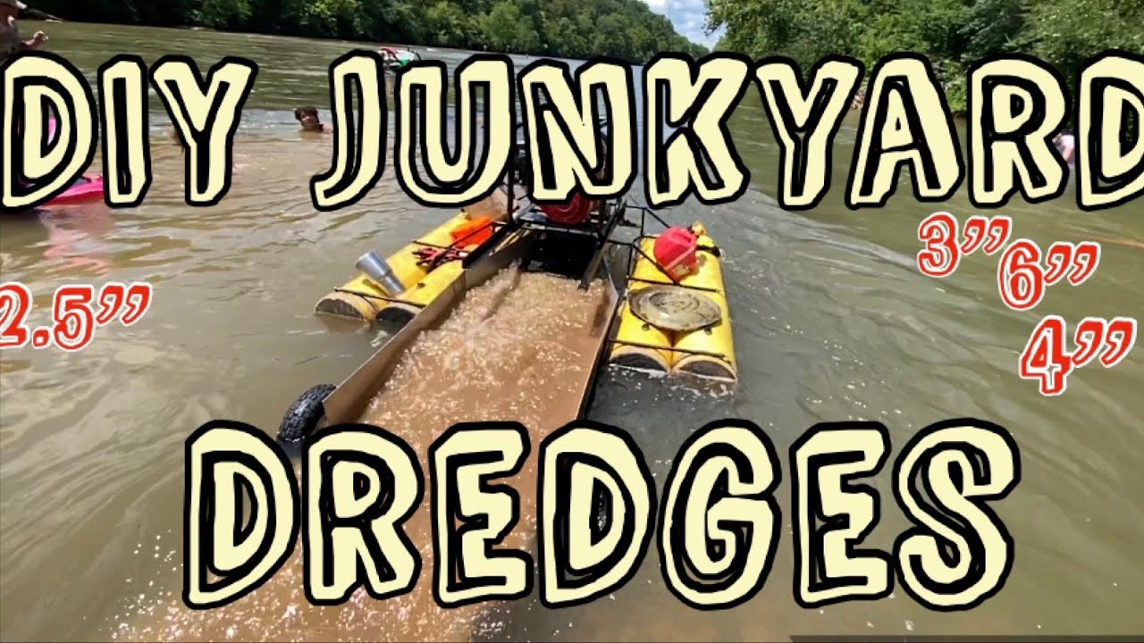 DIY junkyard Gold dredges getting gold - YouTube