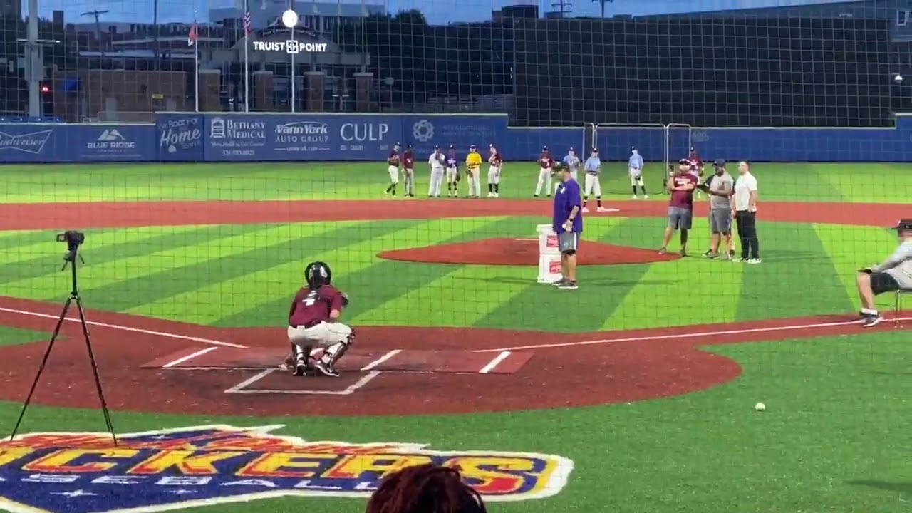 Luke Stevenson 2023 PG Atlantic Coast Showcase - Catching - YouTube