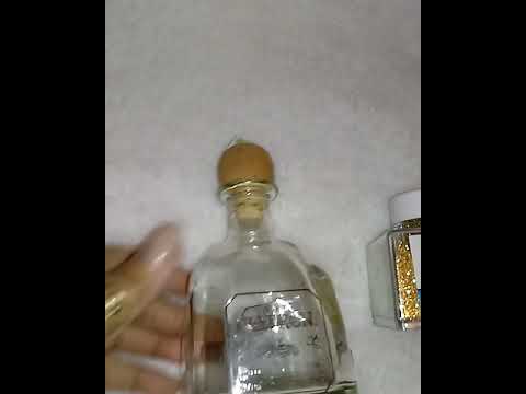 Bling a half pint patron bottle part 1 - YouTube