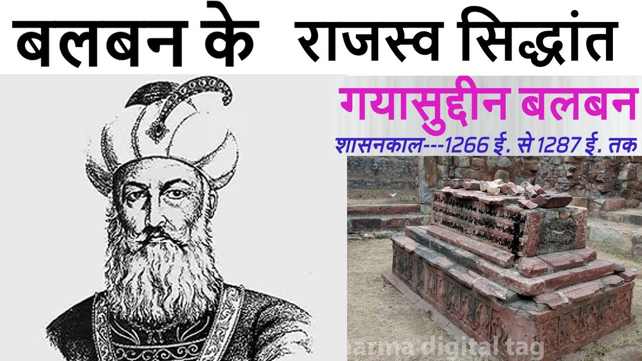 ग़यासुद्दीन बलबन | balban history in hindi | गुलाम वंश का अंत | History ...