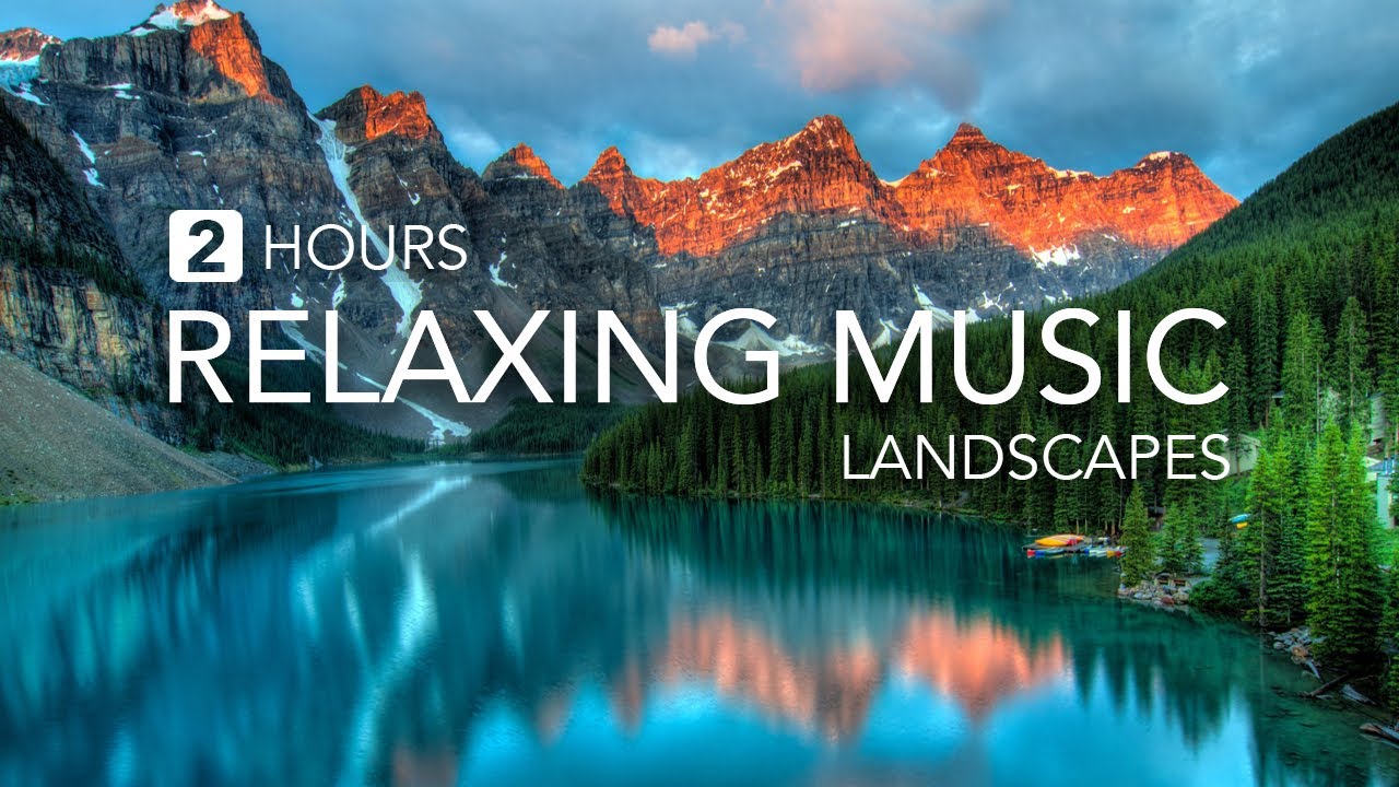 Best amazing places with Magic Relaxing Music. Waterfalls, mountains ...
