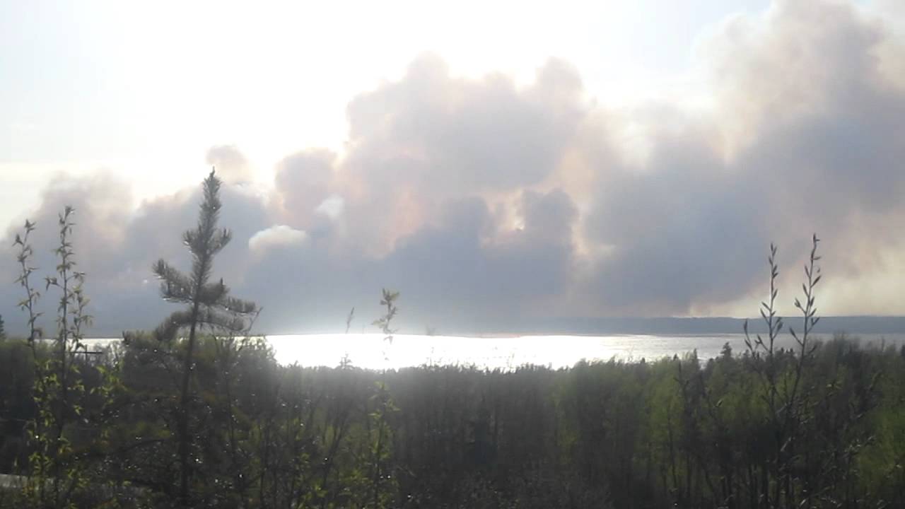 Slave Lake forest fire taken May 14 on South Mitsue road - YouTube