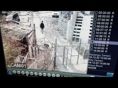 Şişli bomontini en manyağı kameralara takıldı.