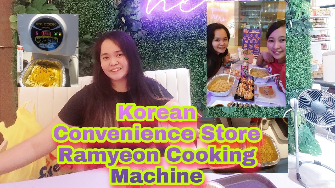 KOREAN CONVENIENCE STORE RAMEN COOKING MACHINE | PHILIPPINES | HOW TO ...