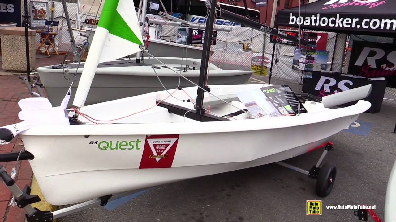 2016 RS Quest 14.1 Dinghy - Walkaround - 2015 Annapolis Sail Boat Show ...