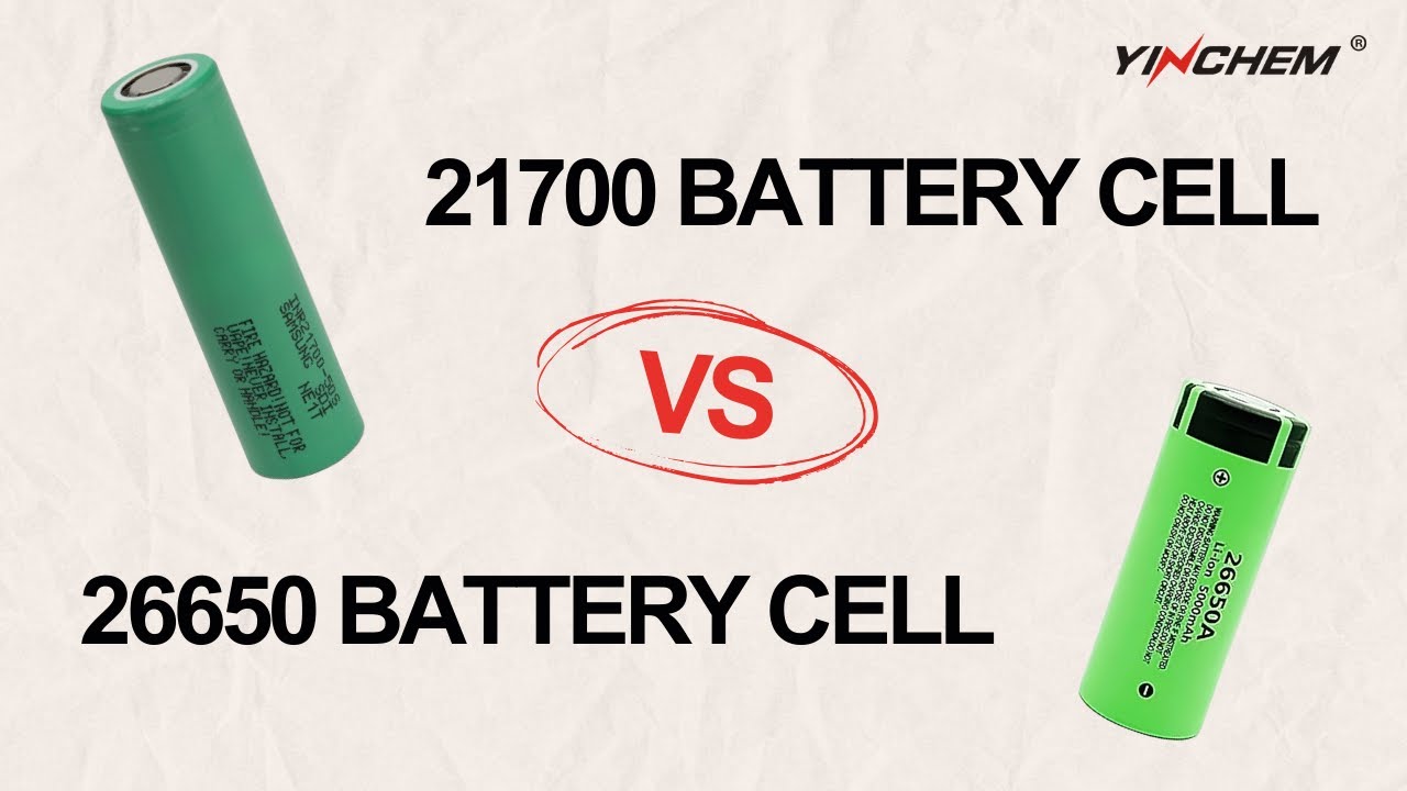 21700 BATTERY CELL VS. 26650 BATTERY CELL - YouTube