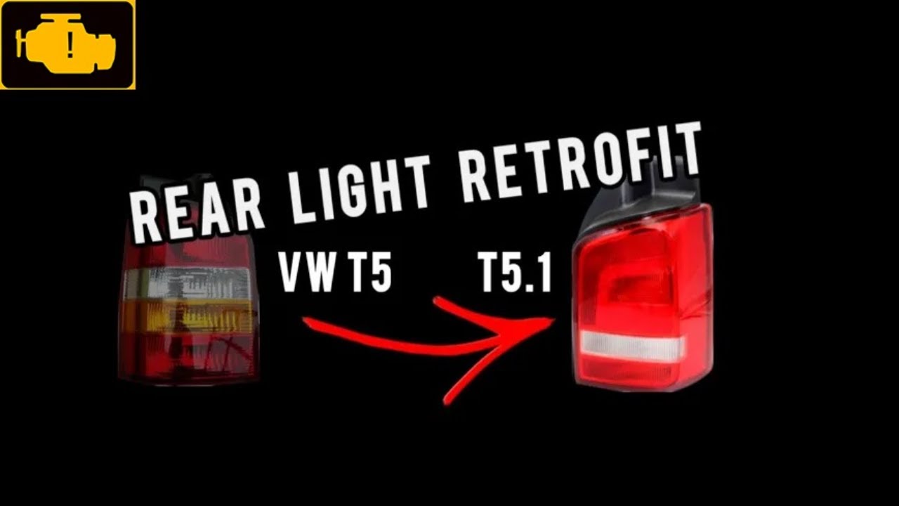 VW T5 Rear Lights Upgrade to t5.1 | Tail Light Retrofit & Installation ...