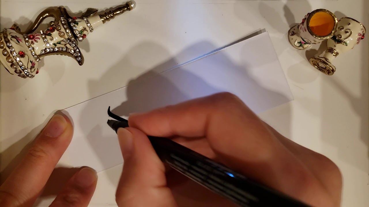 Sandra, name in calligraphy - YouTube