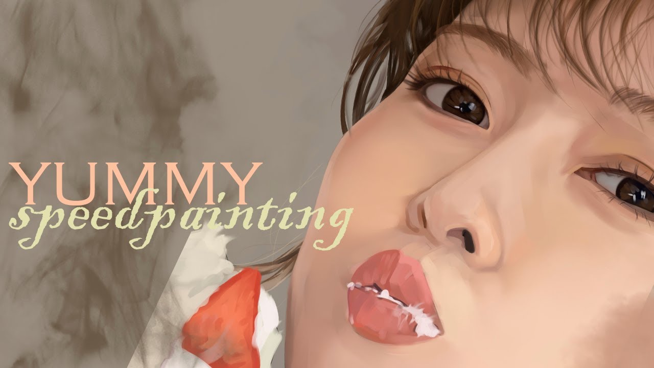 Yum - speedpainting [photoshop digital art draw] - YouTube