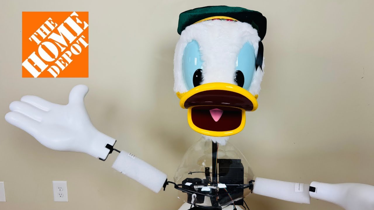 Donald Duck Animatronic Mechanism - YouTube