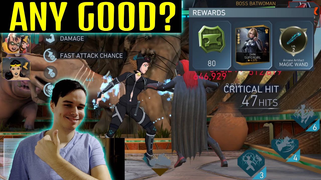 Dropping And Testing Magic Wand Of Zatanna Injustice 2 Mobile - YouTube