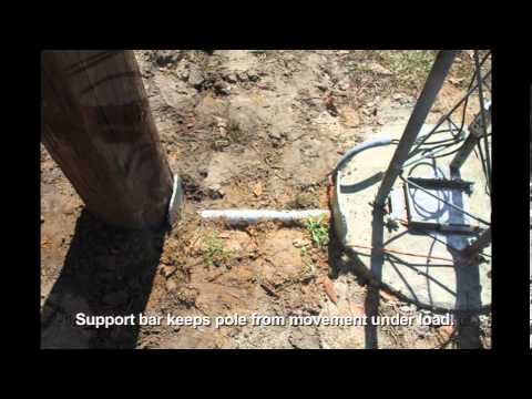 Tilt up antenna tower. - YouTube