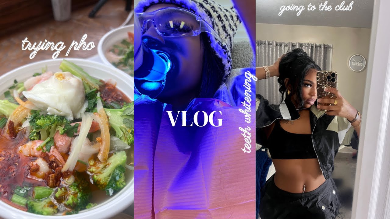 Entrepreneur lifestyle vlog | Trying pho | Teeth whitening | Clubbing ...
