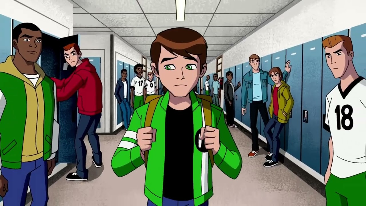 Ben 10 go to school after his identity exposed , Ben 10 Ultimate Alien ...