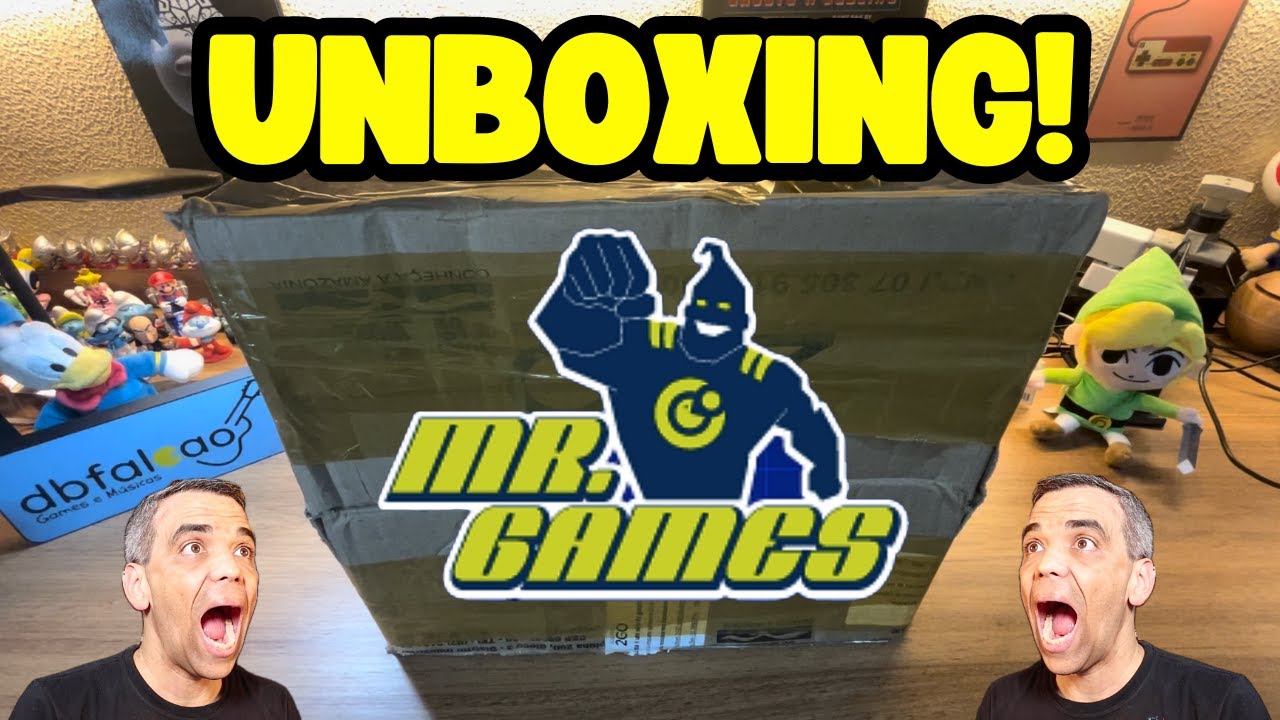 CAÇADA GAMER COM UNBOXING DA MR. GAMES! ITENS RAROS E NOVIDADES! - YouTube