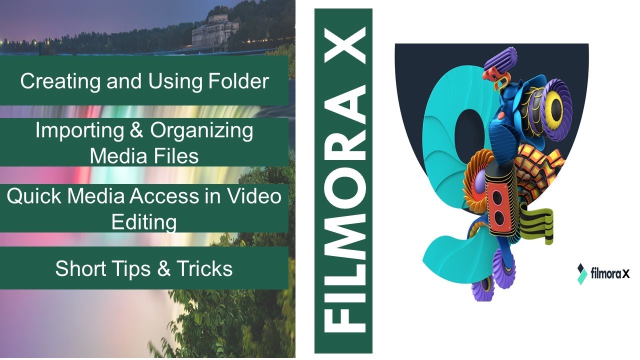 Creating and Using Folder in Filmora X - Importing & Organizing Media ...