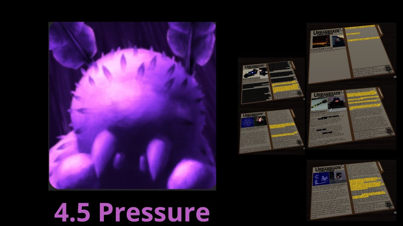 Pressure (Four point Five) All New Monsters and Hazards - YouTube