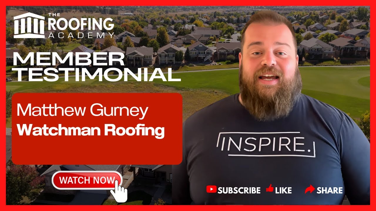 Member Testimonial:Matthew Gurney's Testimonial | Watchman Roofing ...