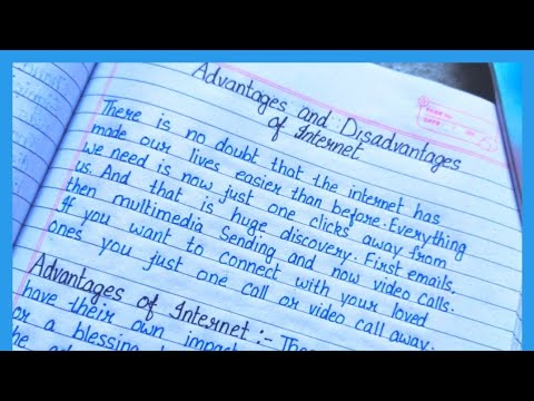 Advantages and Disadvantages of Internet essay || essay on advantages and Disadvantages of Internet