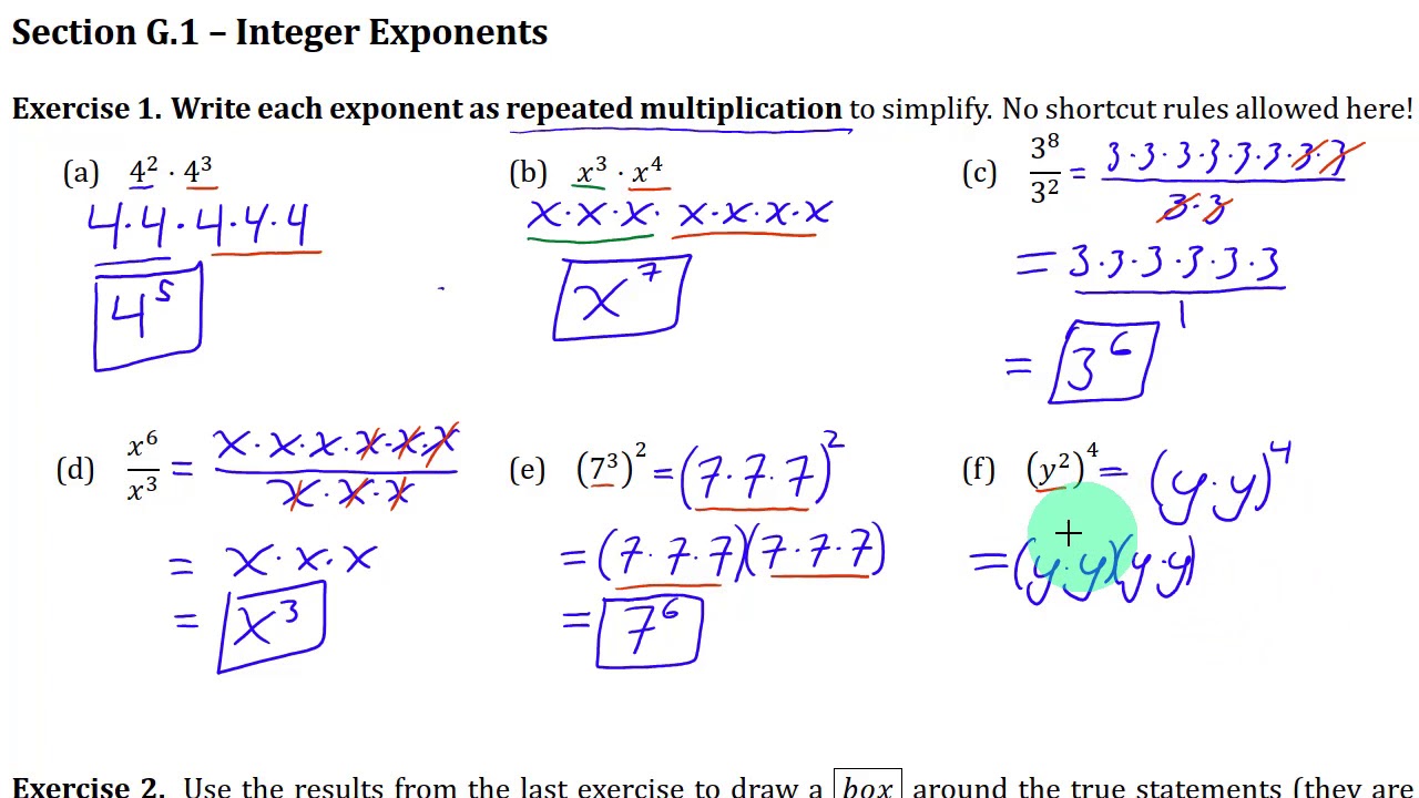 Math 134 -- G.1 Part 1: Exercises 1-4 - YouTube