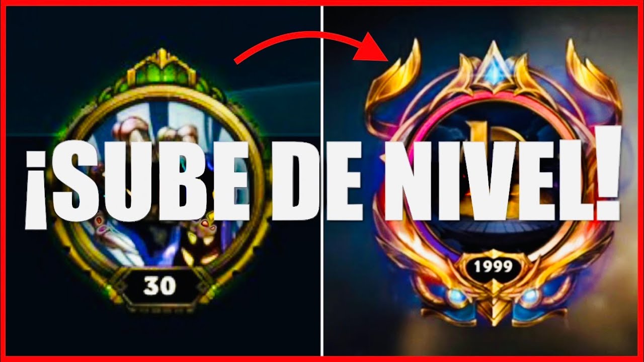 CÓMO SUBIR RÁPIDO DE NIVEL EN LOL 🚀 CUENTA NIVEL 30 MUY FÁCIL | LEAGUE ...