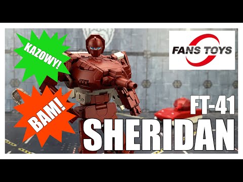 Fans Toys FT-41 SHERIDAN Third Party Transformers Masterpiece Warpath